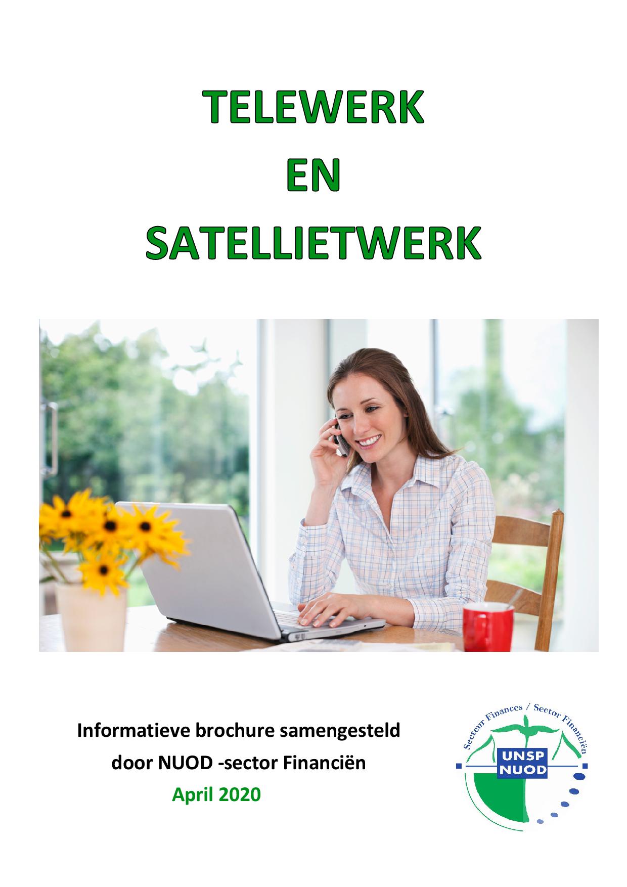 Brochure " Telewerk en satellietwerk
